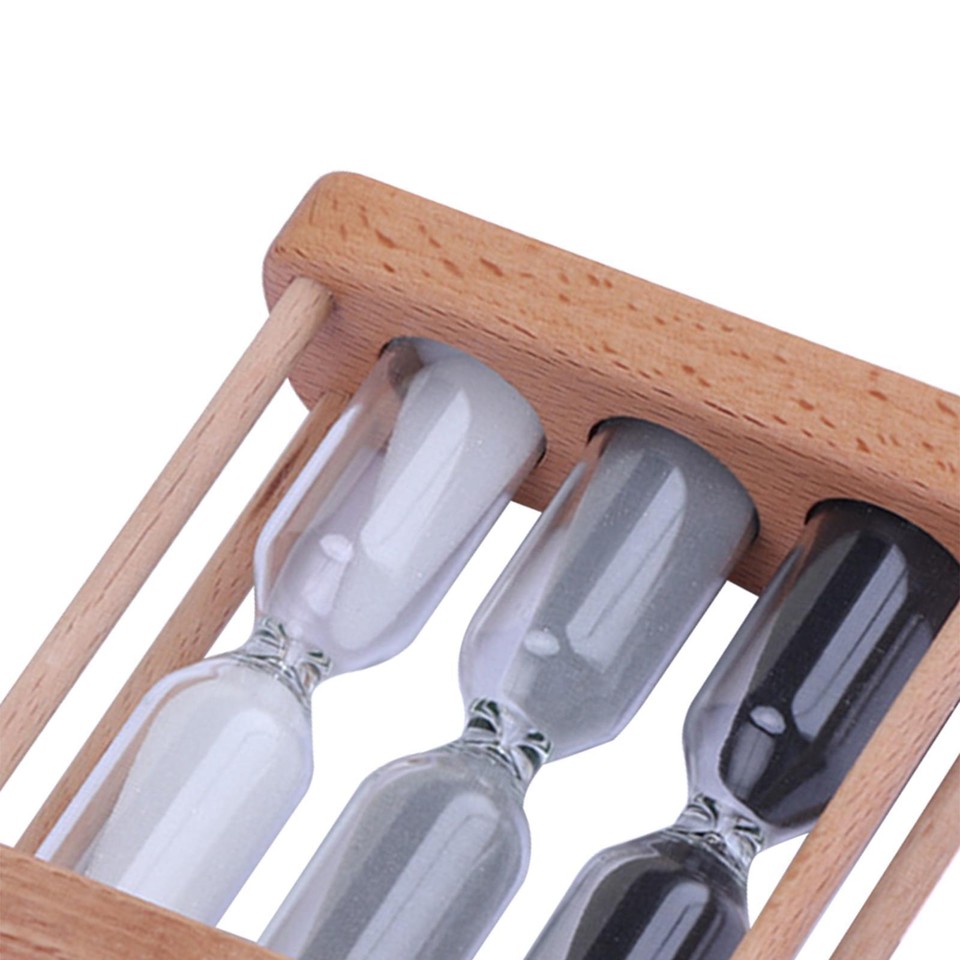 Wooden Sand Hourglass Timer Sandglass Timer Mini Sand Timer Wood Frame ...