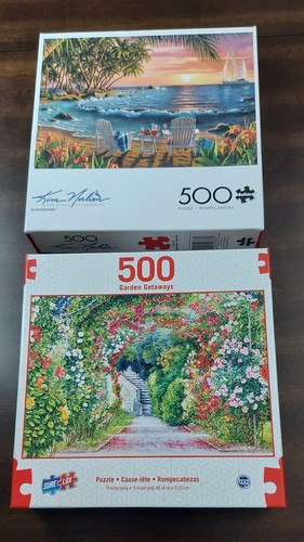2 Puzzles. 500 pieces each. | eBay