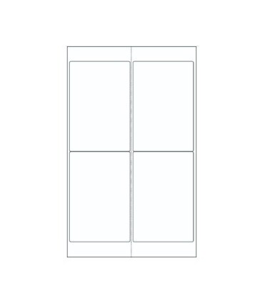 Compulabel 332651 4" x 6" Legal Size Sheeted Labels (250 Sheets) 4 ...