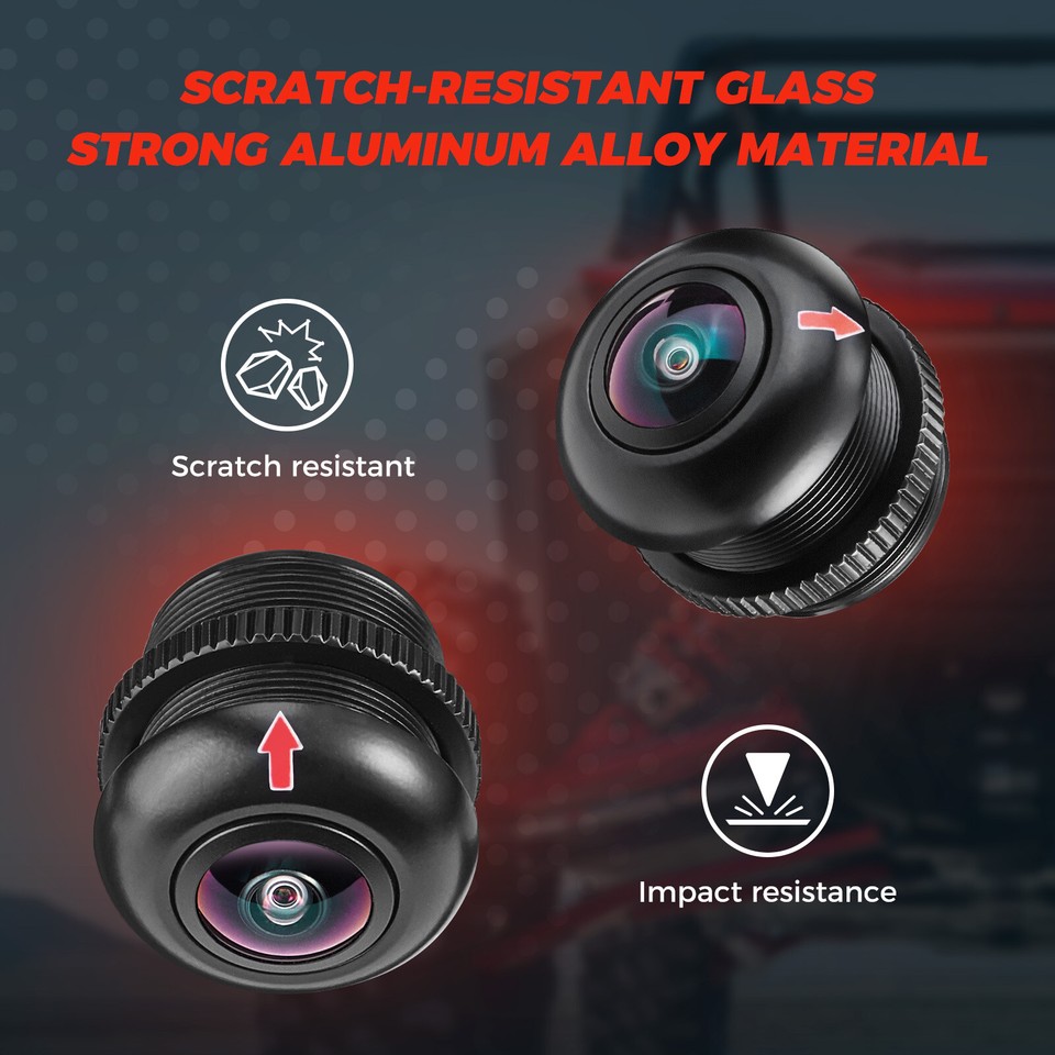 KEMIMOTO UTV Front Camera Kit for 2019-2025 Polaris RZR PRO XP/ R XP ...