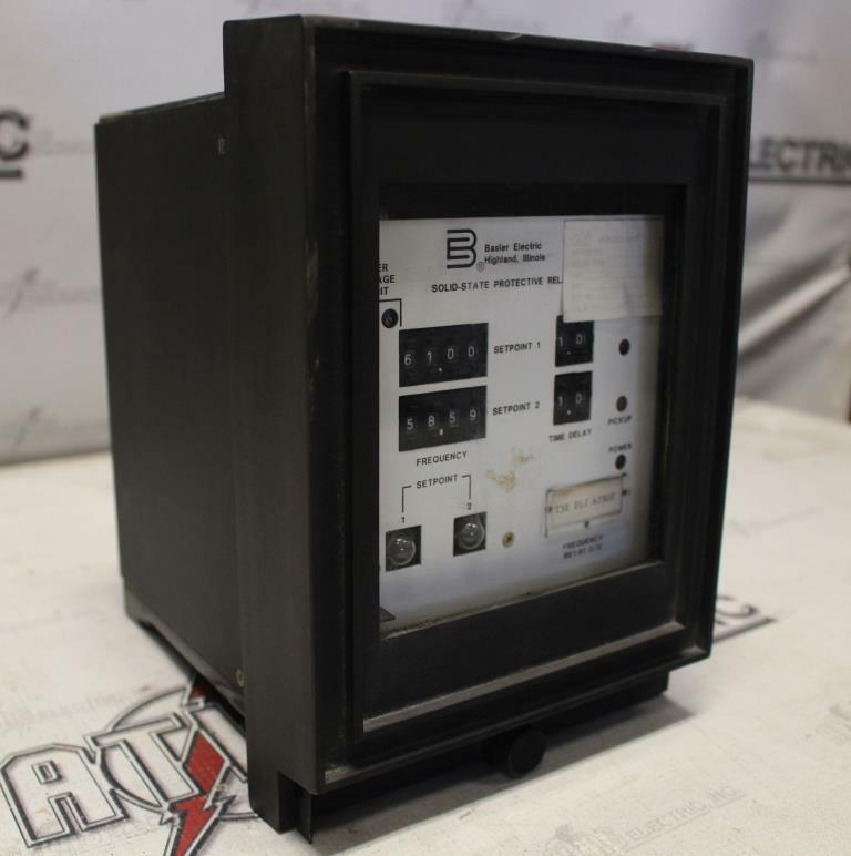 BASLER BE1-81 T3E D1J A7N0F FREQUENCY SOLID STATE PROTECTIVE RELAY | eBay