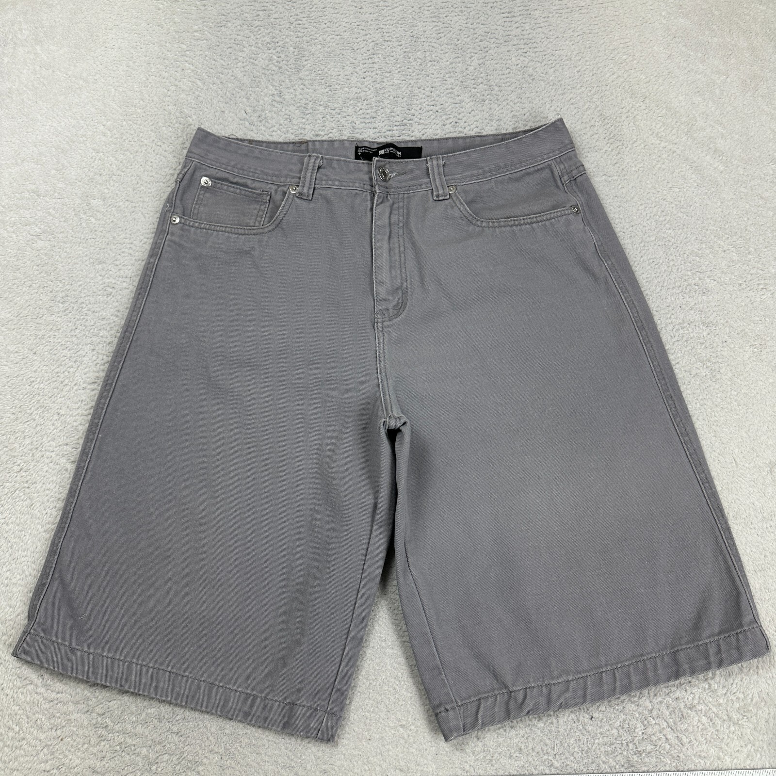 VTG PJ Mark Shorts Mens 38 Gray Denim Jean Hip Hop Baggy Skater Y2K ...