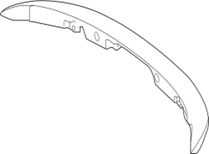 76085-52190-A1 Toyota Spoiler sub-assy, rear 7608552190A1, New Genuine ...