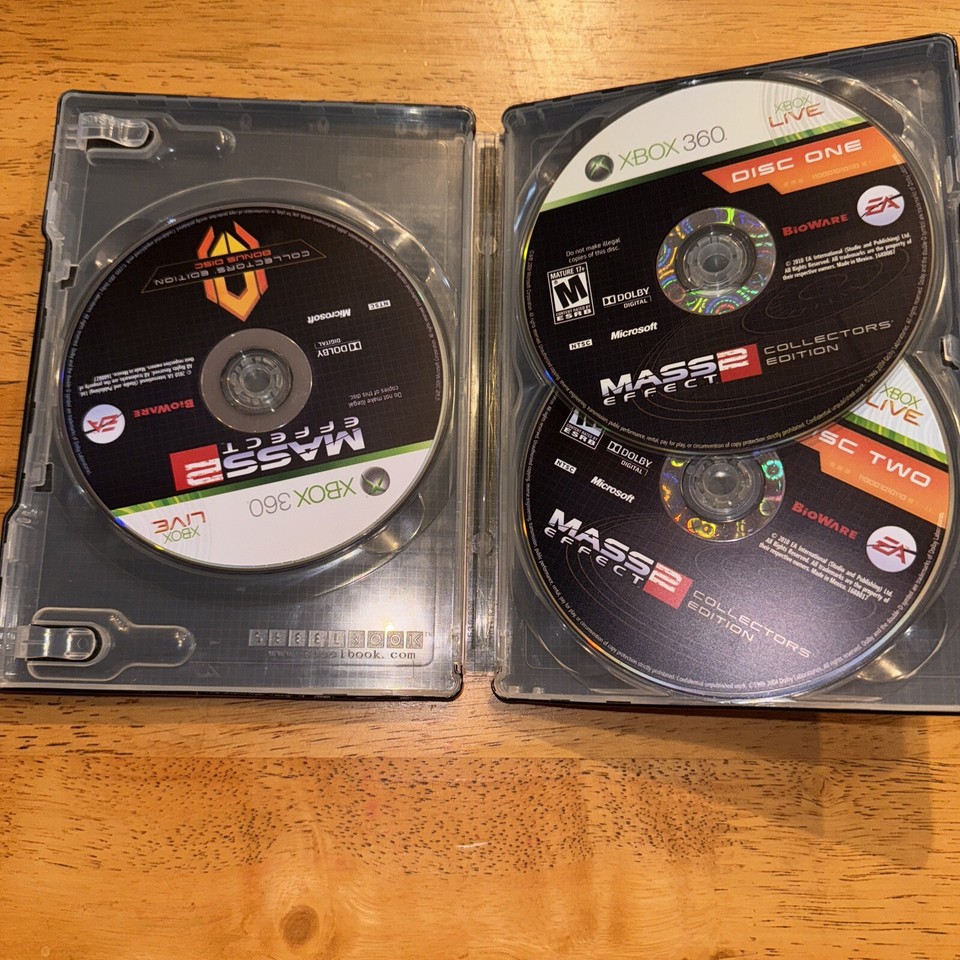 Mass Effect -- Collector's Edition Steelbook (Microsoft Xbox 360, 2007 ...