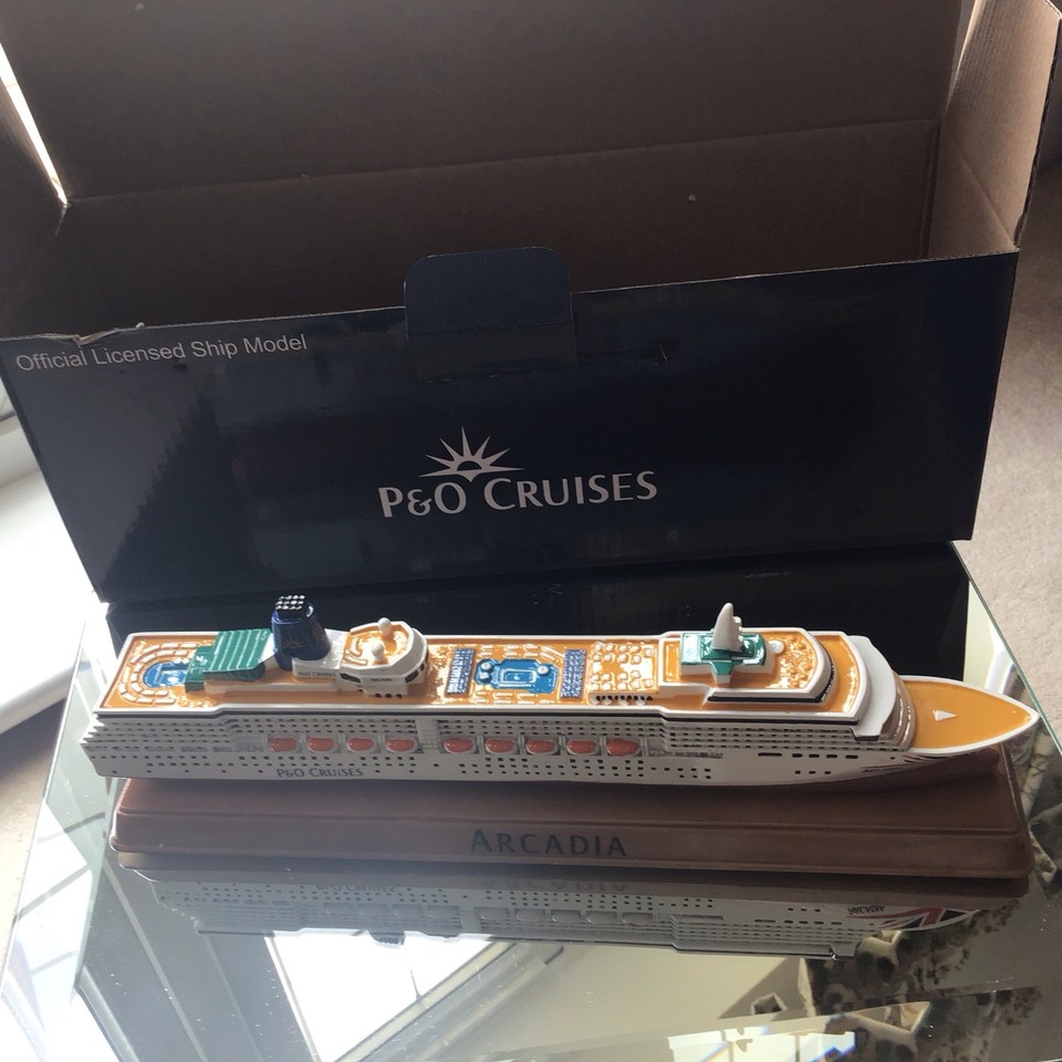 P&O ARCADIA Ship Model - BNIB | eBay UK