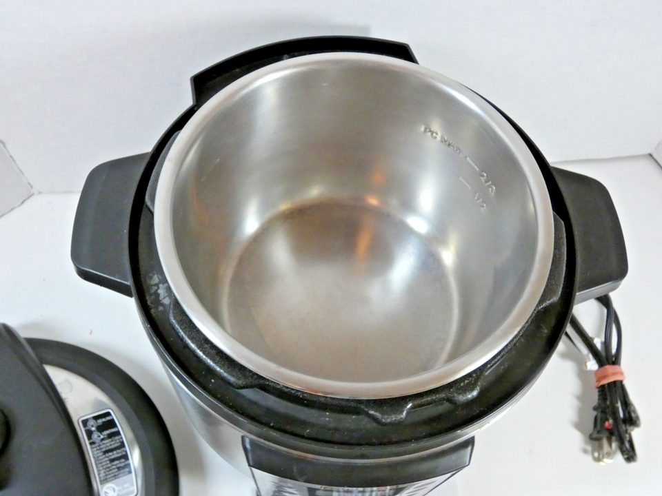 INSTANT POT Lux Mini Pressure Cooker 3 Qt Stainless Steel Manual ...