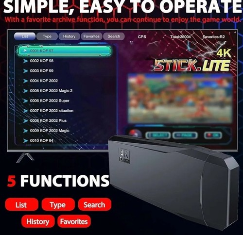 Pandora Box Plus 26800 in 1 Retro Video Games 3D&2D Double Sticks ...