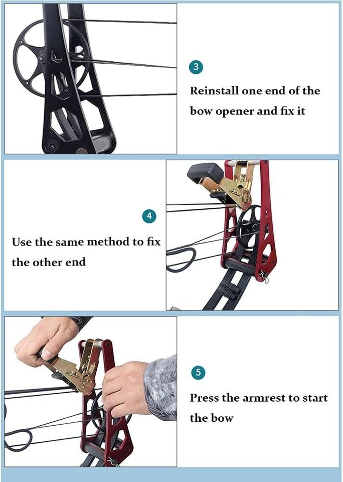 Archery Compound Bow Press Portable Bow Press Open Tool Tuning ...