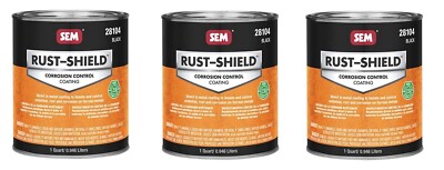 SEM 28104 Rust Shield Black Quart Corrosion Control Coating (3 Pack) | eBay