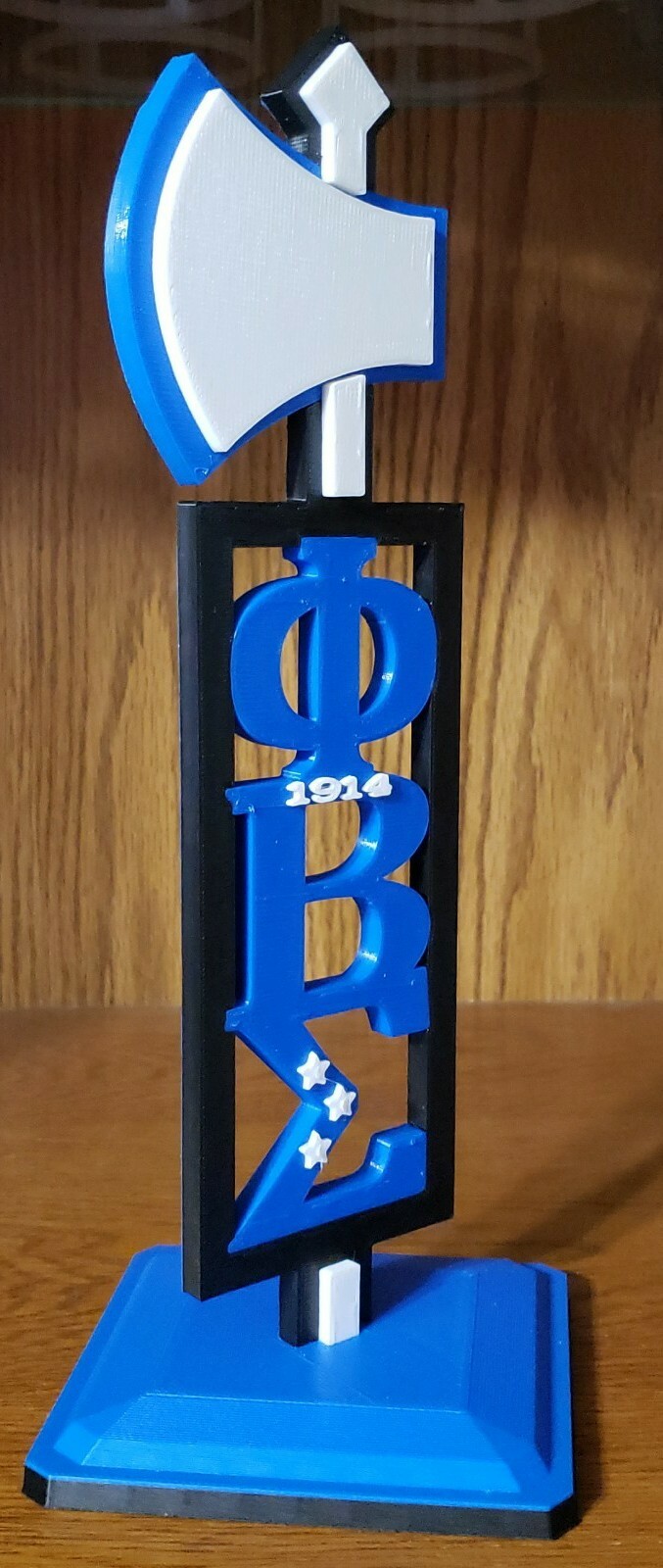 Phi Beta Sigma Fraternity Axe Desktop Tower Display (Style 4) | eBay