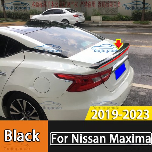 For Nissan Maxima 2019-2023 Black Rear Door Tail Trunk Wing Lip Spoiler ...