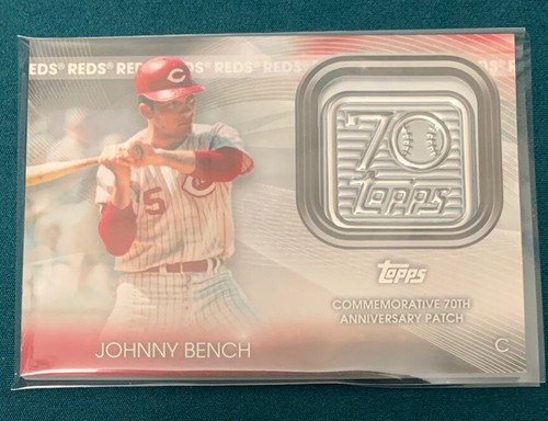 2021 Topps - Topps 70th Anniversary Manufactured Logo Patches Johnny ...