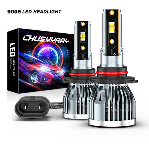 4-Side 9005/HB3 LED Headlight High Beam bulbs For 1994-2003 2004 GMC ...