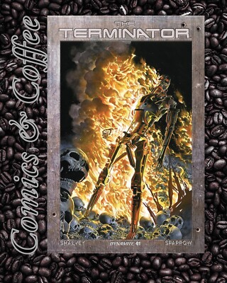 The Terminator #1 - Alex Ross Burning Earth Icon Variant! Dynamite 24 ...