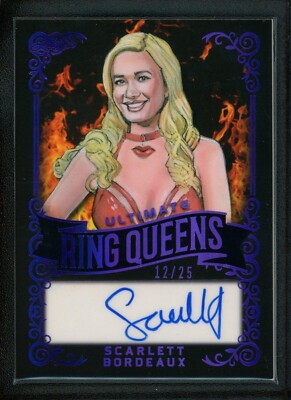 2020 SCARLETT BORDEAUX 12/25 AUTO LEAF ULTIMATE RING QUEENS AUTOGRAPHS | eBay
