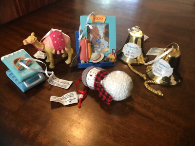 Hallmark Ornament - Makin Waves Springboard~Bells~Camel~Snowman~Picture ...