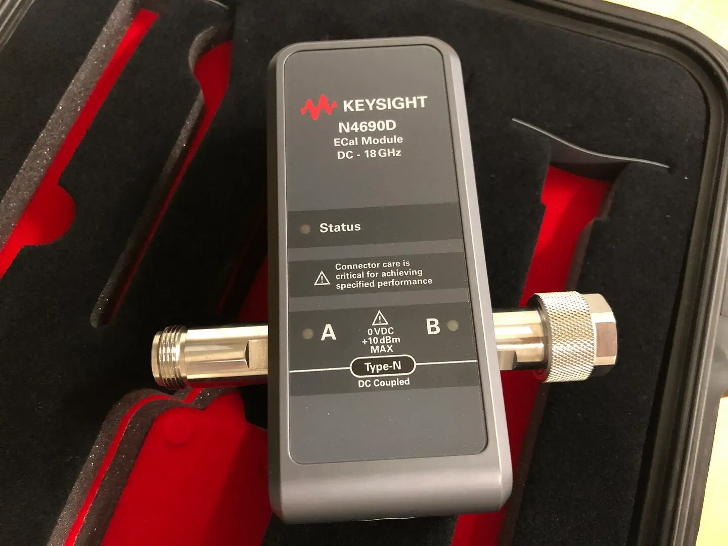 Keysight N4690D DC - 18 GHz 2-Port 50 Ohm ECal Calibration Module w ...