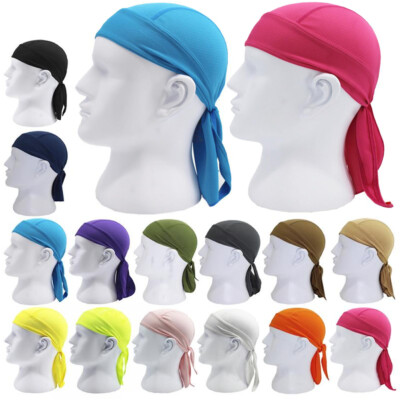 Men Cycling Quick-drying Sports Headband Bandana Sunscreen Head Scarf ...