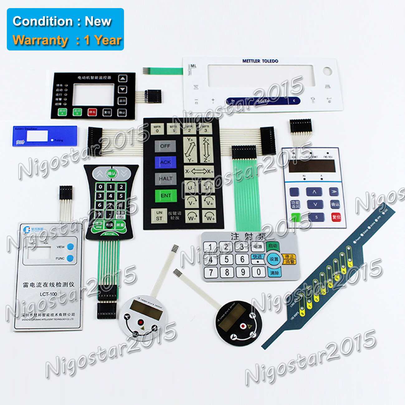 Operator Key Mask Fit for Gehring GCU-Bediengerat Membrane Keypad Key ...