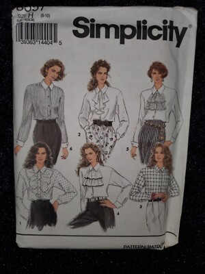 Simplicity 8557 Misses Shirt Blouses Size 6 - 10 women Uncut Sewing ...