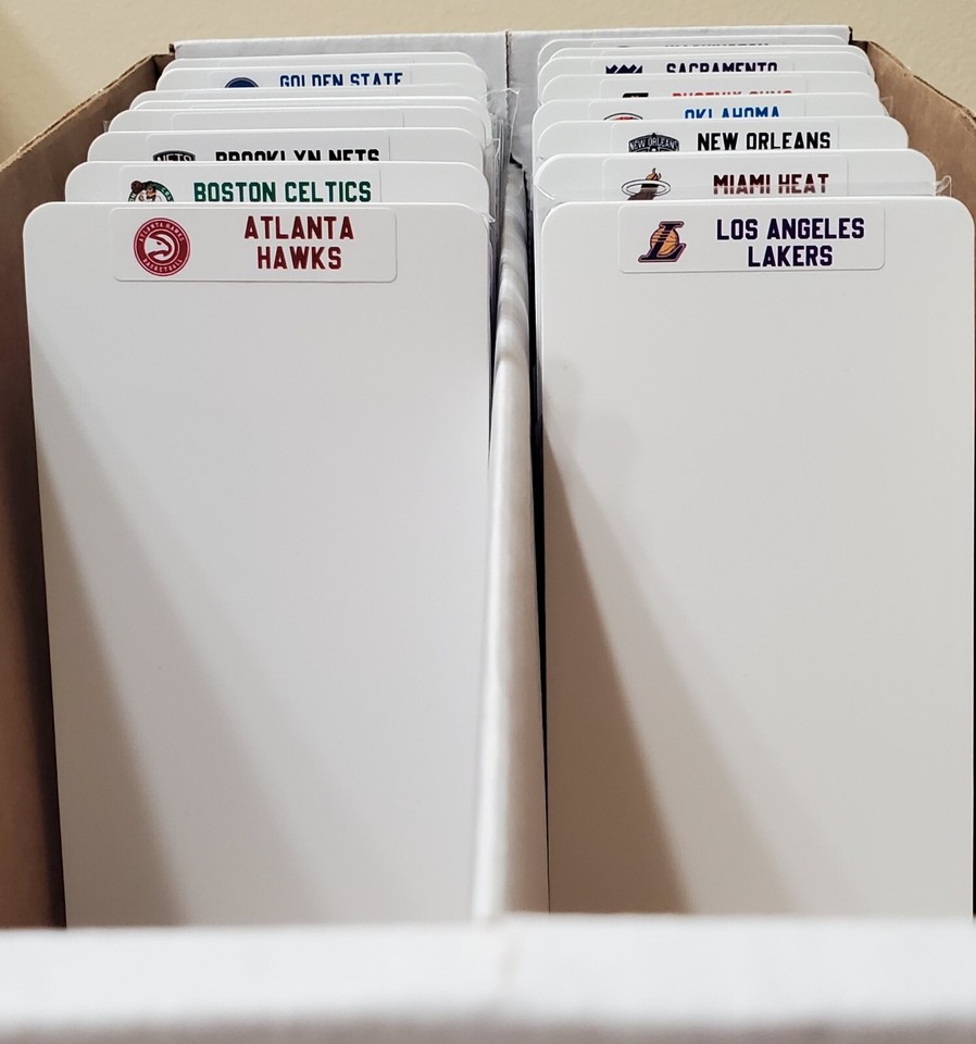 (30) GRADED Slab & Sports Card Dividers with 30 FREE NBA Teams Logos ...