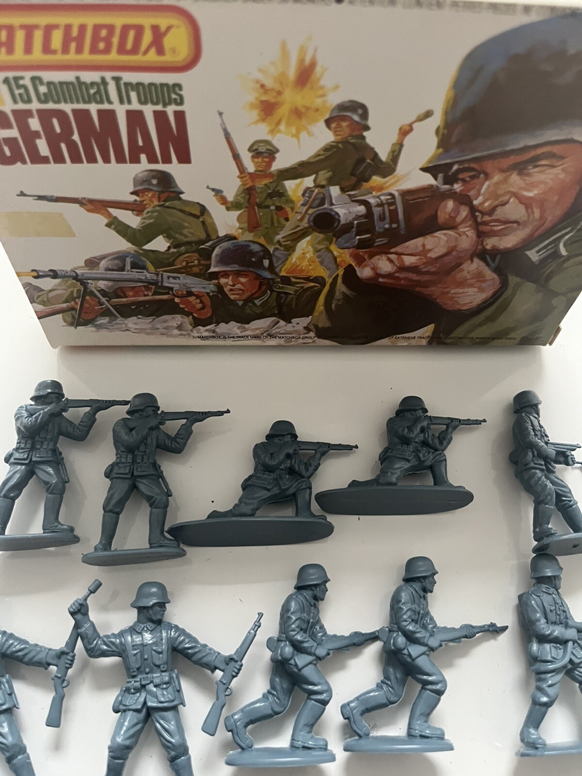 Matchbox 1/32 German Infantry x15 Mint Figures Complete | eBay UK