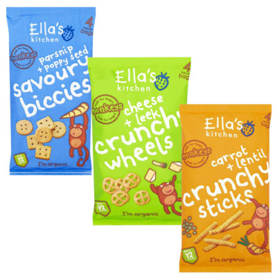 Ella's Kitchen Snack Crisp & Melty Sticks For Babies from 7 Months | eBay