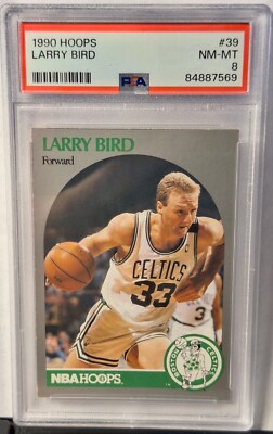 1990 HOOPS #39 LARRY BIRD CELTICS HOF Celtics Legend - PSA 8 NM-MT | eBay