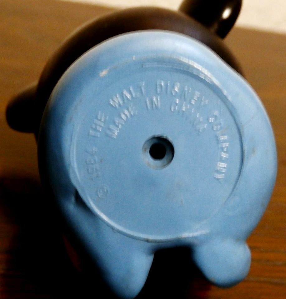 VINTAGE 1984 Walt Disney Company BABY MICKEY MOUSE Rubber Squeak Toy ...