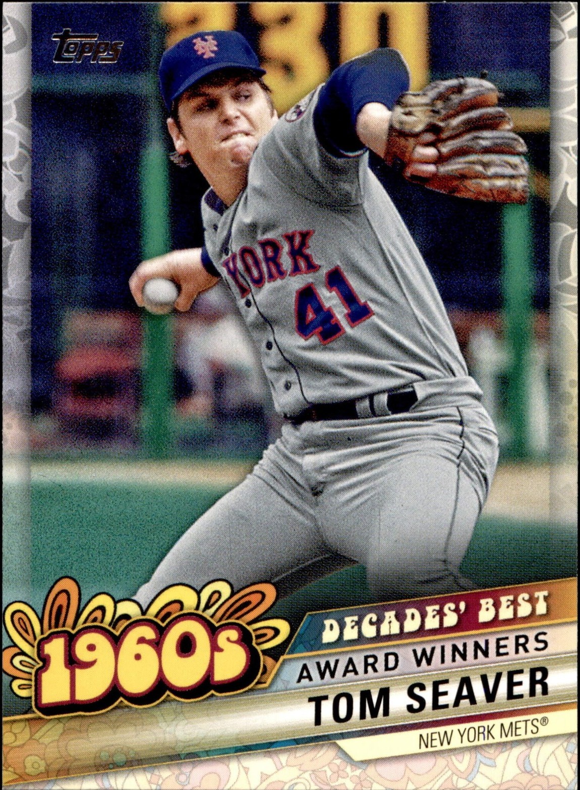 2020 Topps Update Series - Decades Best Award Winners Tom Seaver #DB-12 ...