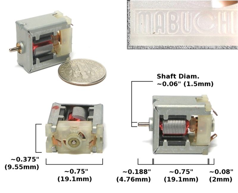 1 TYCO Slot Car MABUCHI Short Shaft RED HP Box MOTOR A+ | eBay