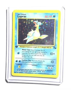 Lapras 1999 Fossil #10/62 1st Edition Holo Price Guide - Sports Card ...