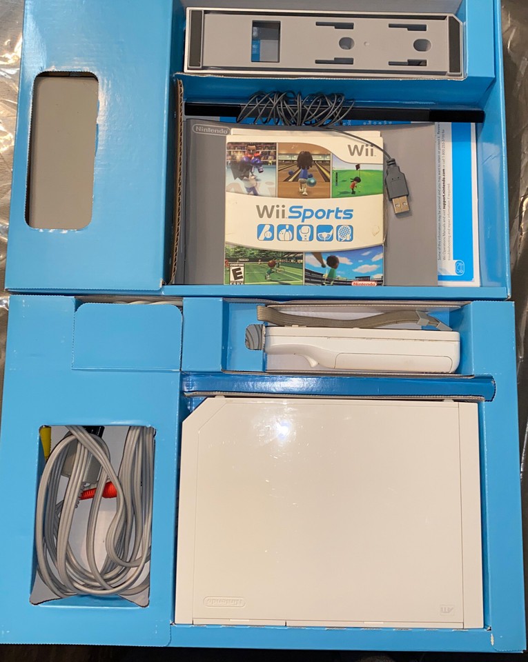 Nintendo Wii Sports Console (White) Wii Bundle 45496880019| eBay