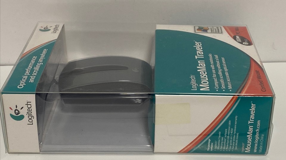 Logitech MouseMan Traveler USB Mouse- PC/Mac, Corded Mouse /Read | eBay