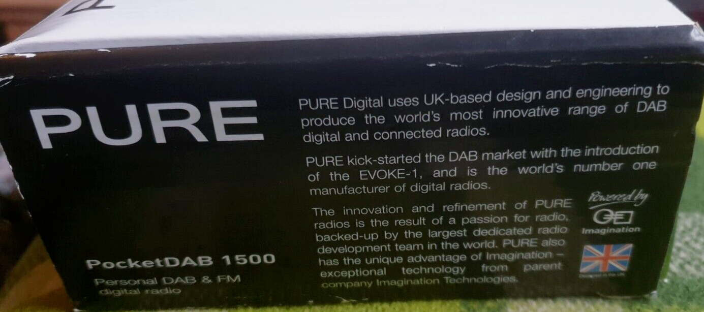 Pure PocketDAB 1500 RDS, DAB, AM/FM Radio for sale online | eBay