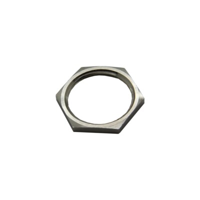 5X 2720 Mutter M20 Messing Nickel 24mm Gewinde: metrisch Steigung: 1,5 ...