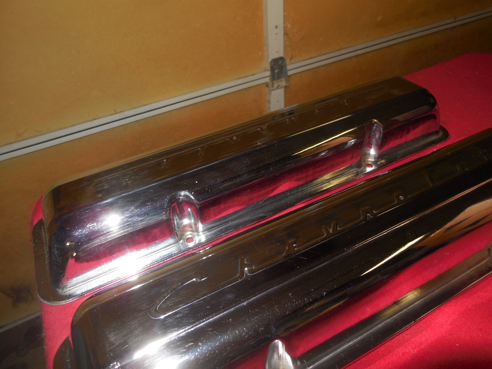 1967 Camaro Chevelle El Camino Nova 302 327 350 factory chrome valve ...