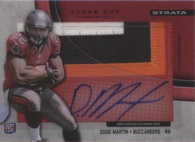 2012 Topps Strata - Clear Cut Autograph Rookie Relics Doug Martin #CCAR ...