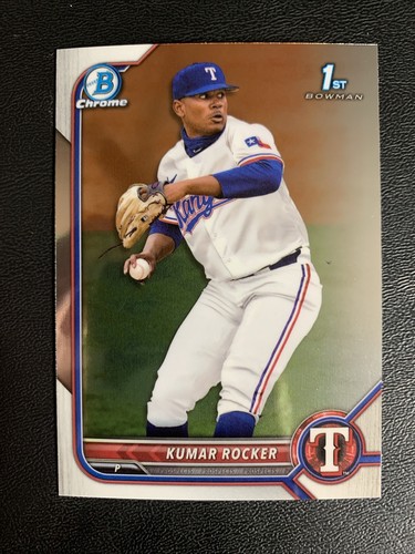 2022 Bowman Chrome Kumar Rocker 1st Bowman Texas Rangers #BDC-164 | eBay