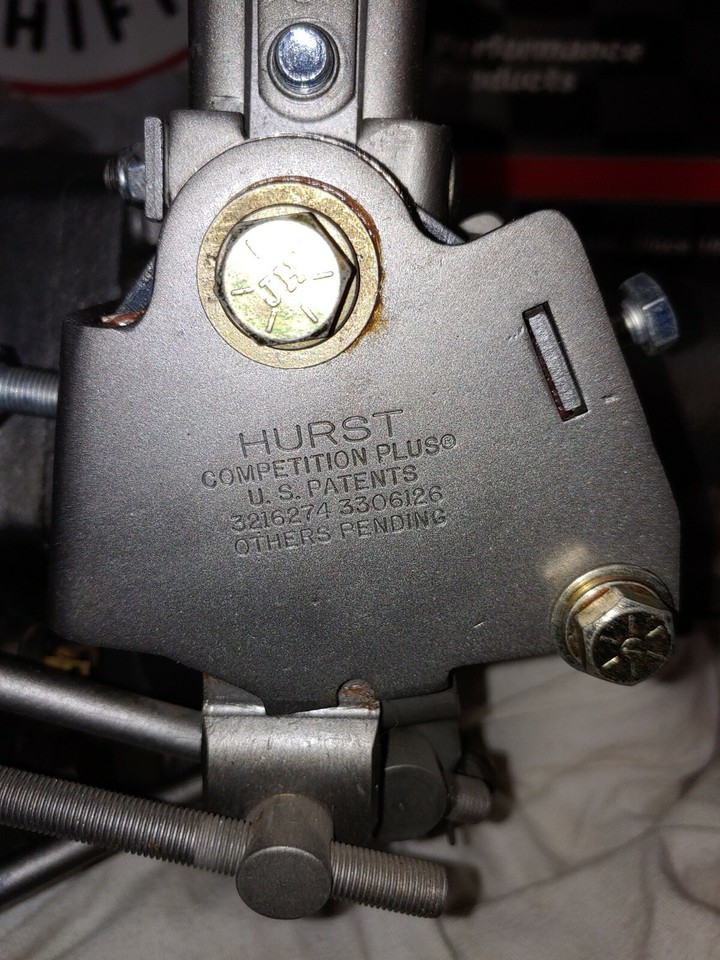 HURST COMP+ MOPAR SHIFTER 65-72 B BODY W/ LIGHT'NG RODS,BILLET LEVERS,N ...