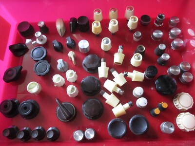 VINTAGE KNOBS FOR RECORD PLAYERS, AMPLIFIERS, RADIOS.etc,1960's. 1 KNOB ...