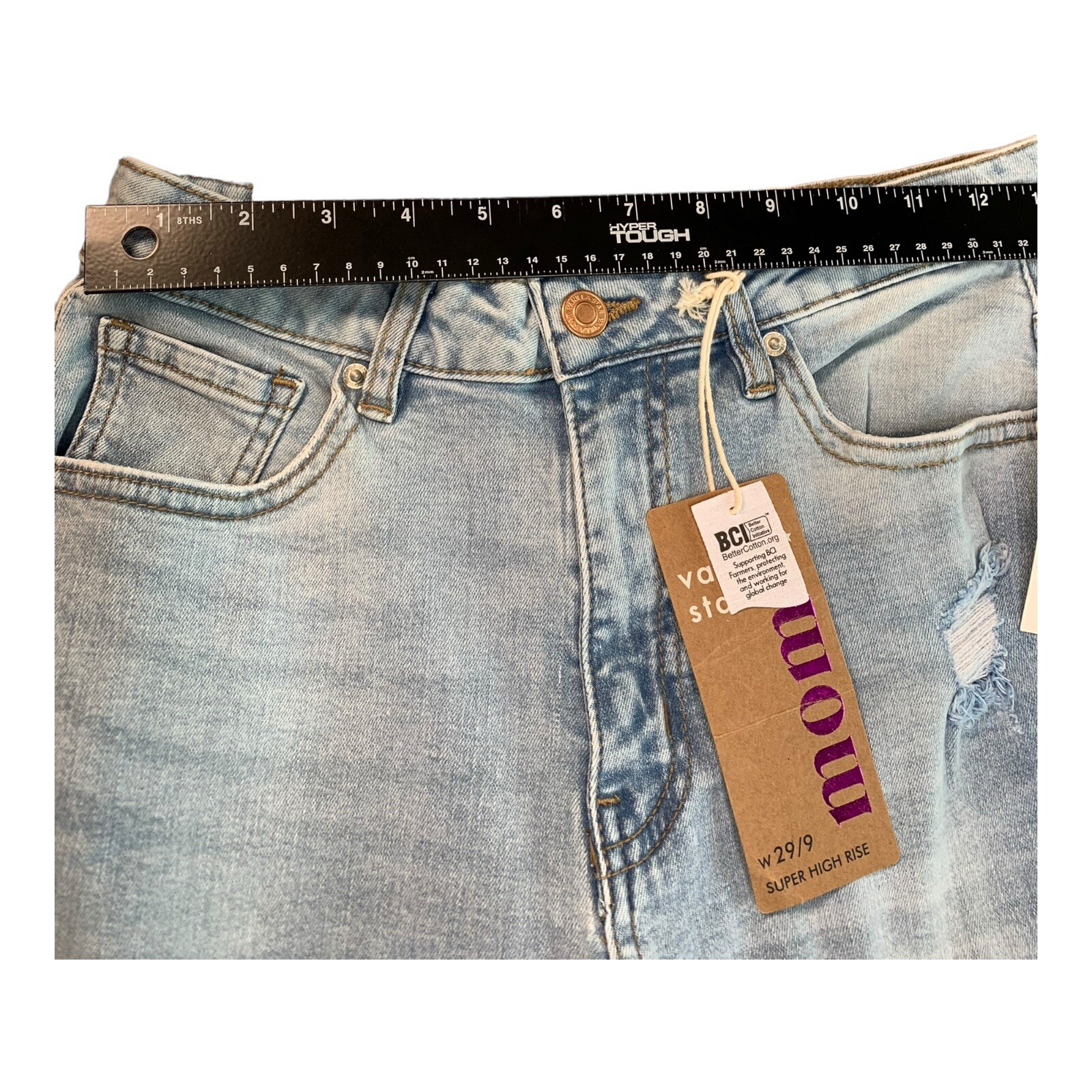 Vanilla Star NWT Junior W29/9 Mom Super High Rise Tapered Leg Jeans $40 ...