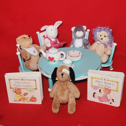 Bitty Bear Tea Party Set and Bitty Friends | eBay