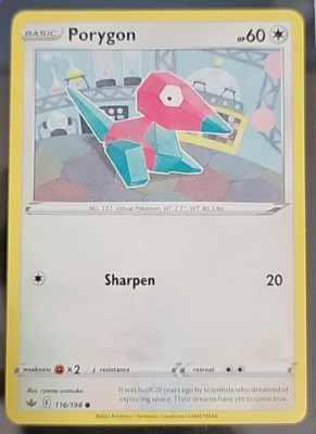 Porygon Pokemon TCG Card 116/198 | eBay
