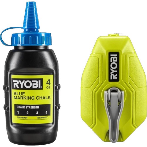 Ryobi 30m Chalk Reel and 4oz Blue Chalk Set | eBay Australia