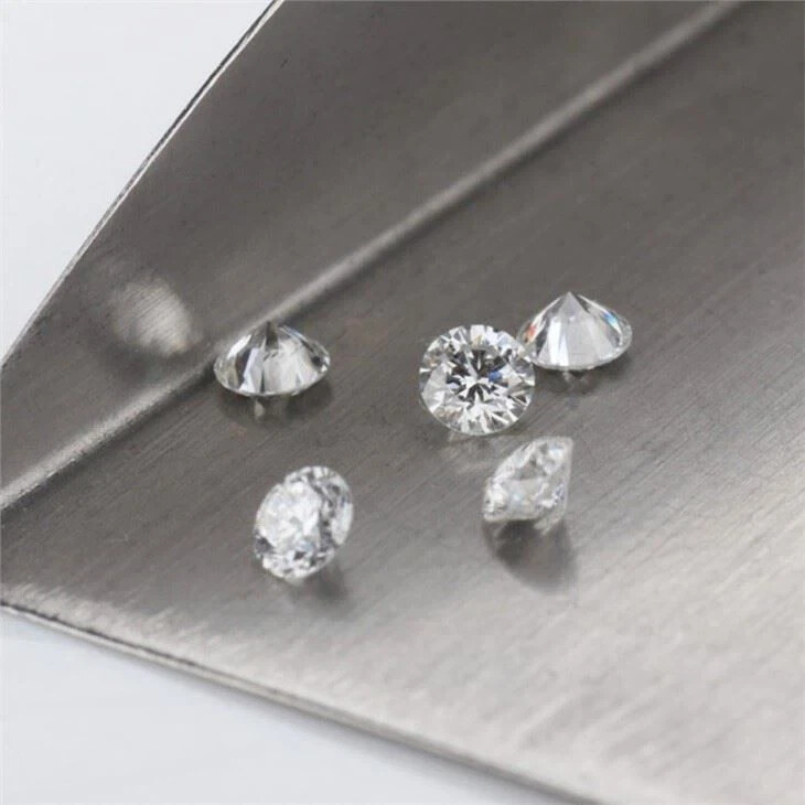 Loose Lab-Grown CVD Diamond LOT 4.00 MM D Color IF CLARITY 20 PCS ...