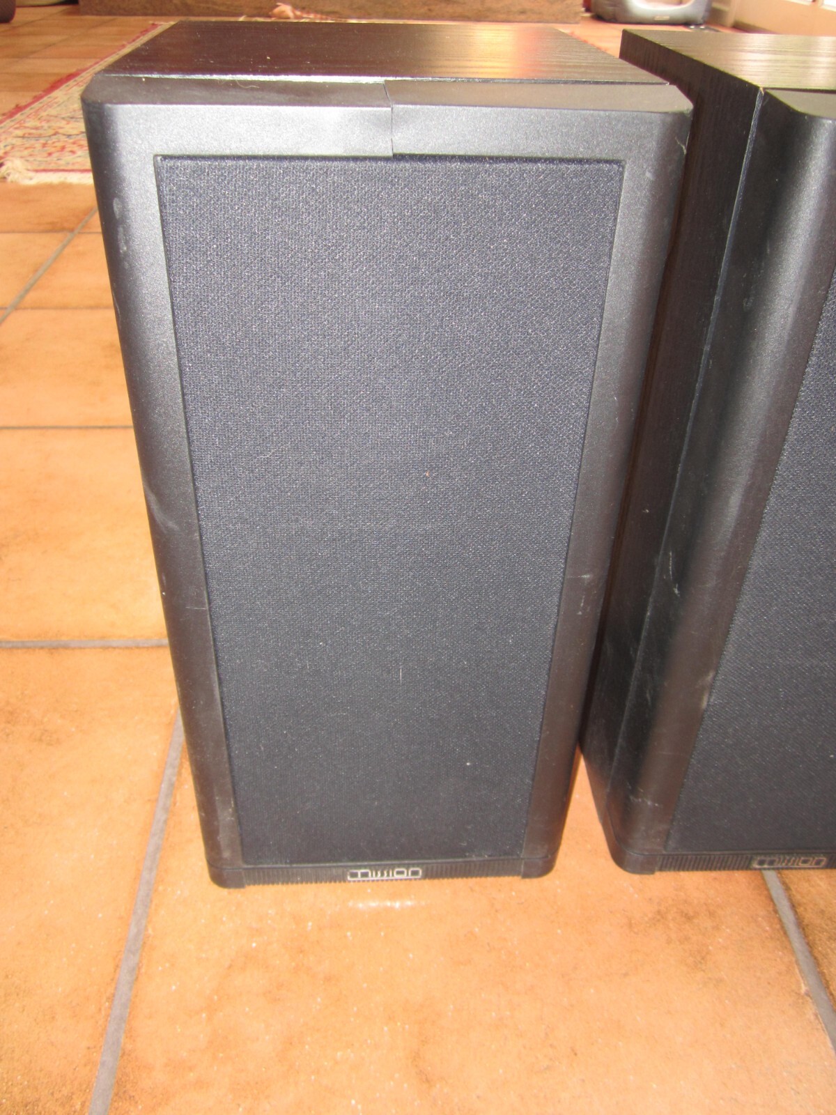 VNTG PAIR MISSION 761i Black Bookshelf Home Theater Speakers - BOTH ...