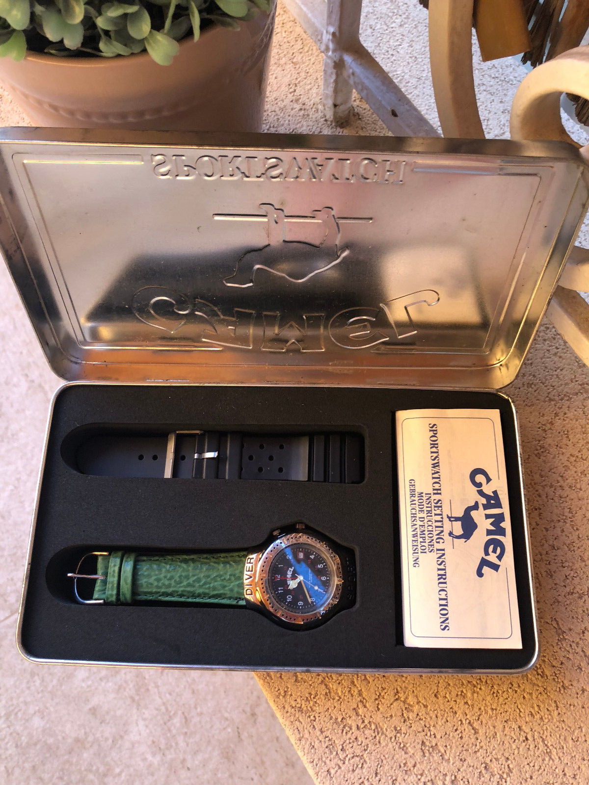 Authentic Camel Diver Sportswatch with two straps | eBay