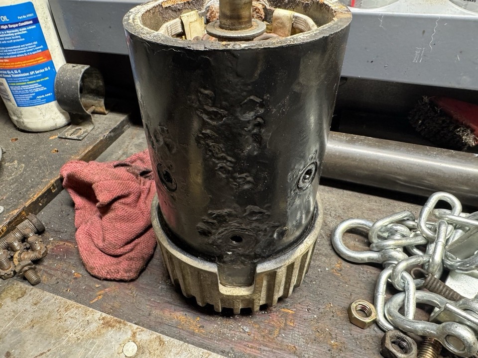 Warn Xp9.5 Winch Motor For Parts Untested | eBay