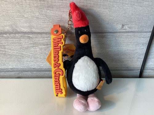 Feathers McGraw Detachable Plush Soft Toy Key Ring/ Bag Charm - Wallace ...
